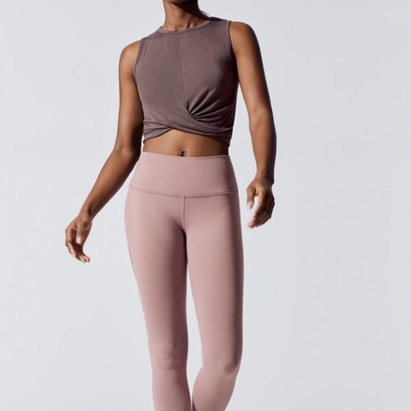 ALO Yoga | Tops | Alo Cover Tank In Coco | Poshmark